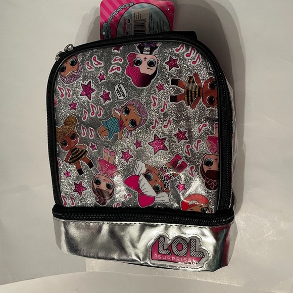 Accessories | Lol Surprise School Soft Dual Lunch Box Tote Girls Lol ...